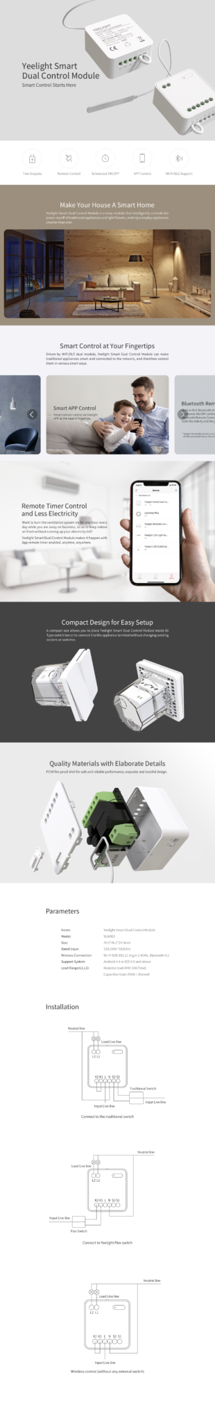 Smart Dual Control Module - Yeelight English