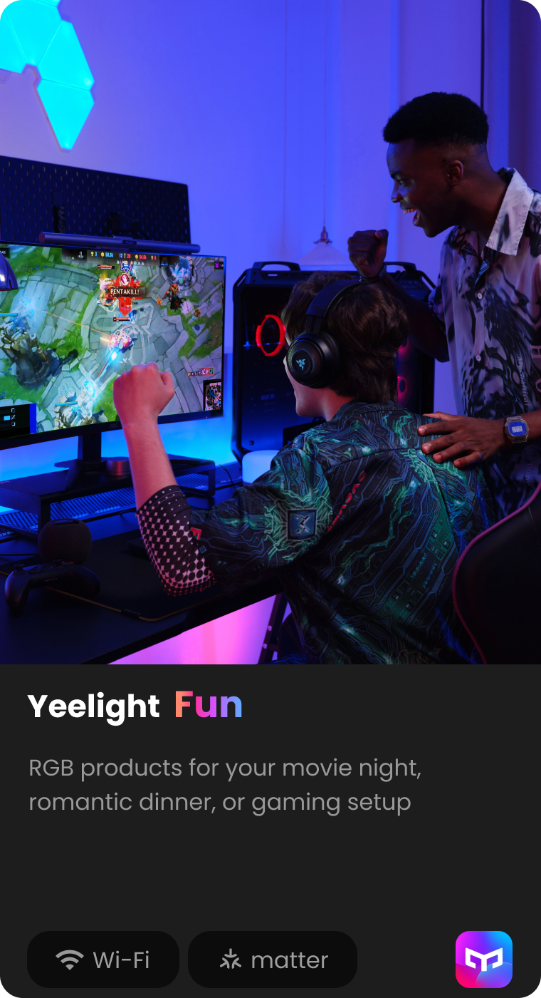 Smart Lighting | Smart LED Bulbs | Gaming Lights -Yeelight